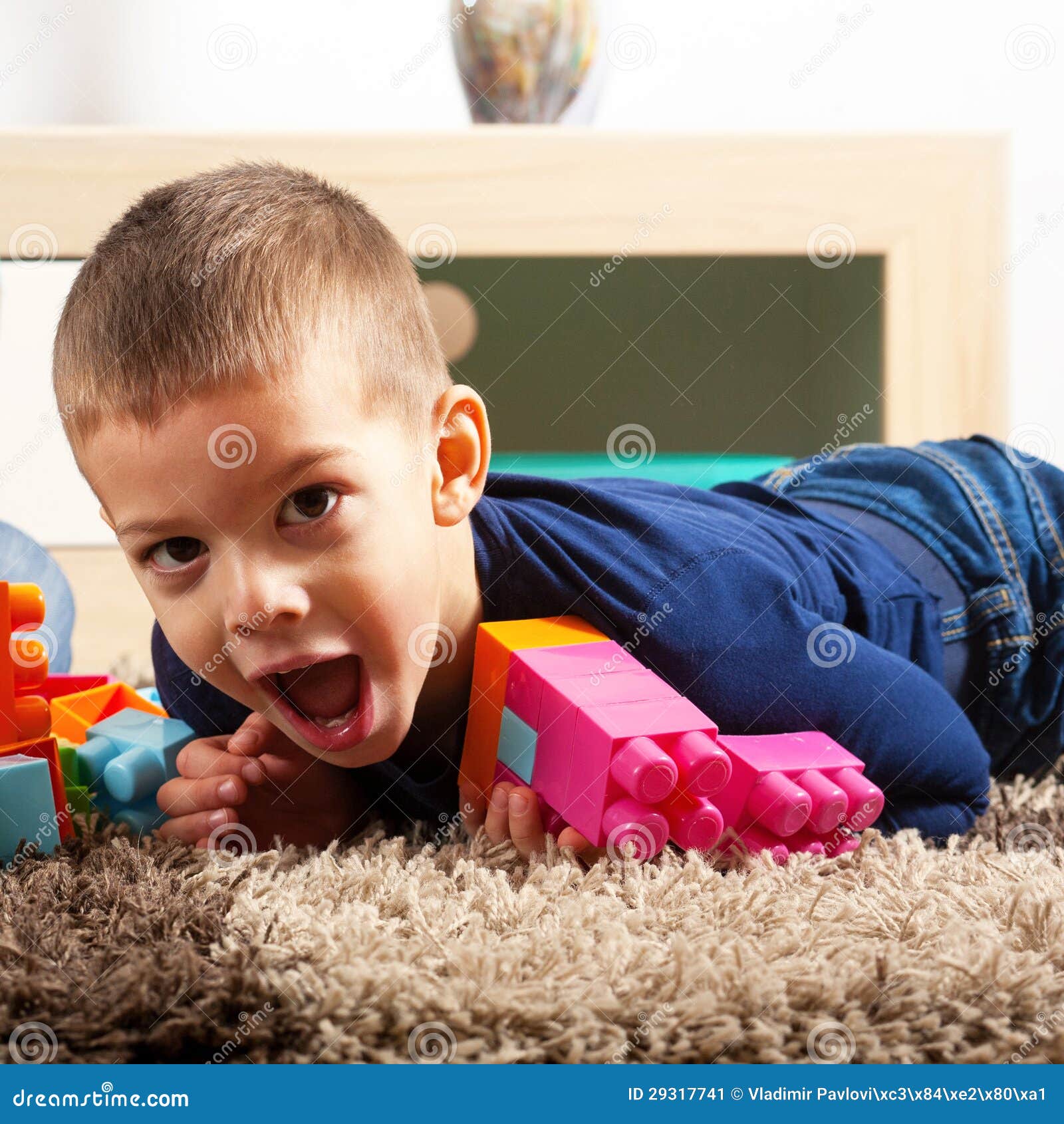 Boy play stock image. Image of childhood, smile, playful - 29317741