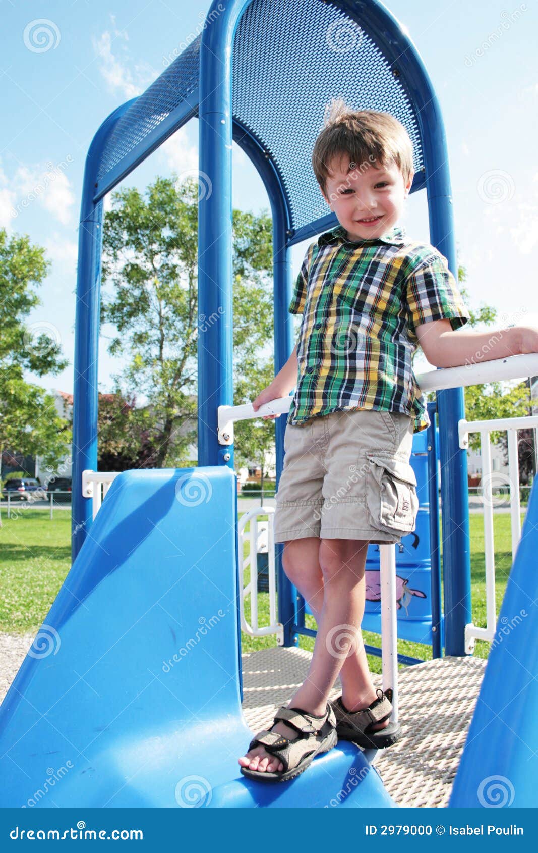 Boy on playground stock photo. Image of clothing, attractive - 2979000