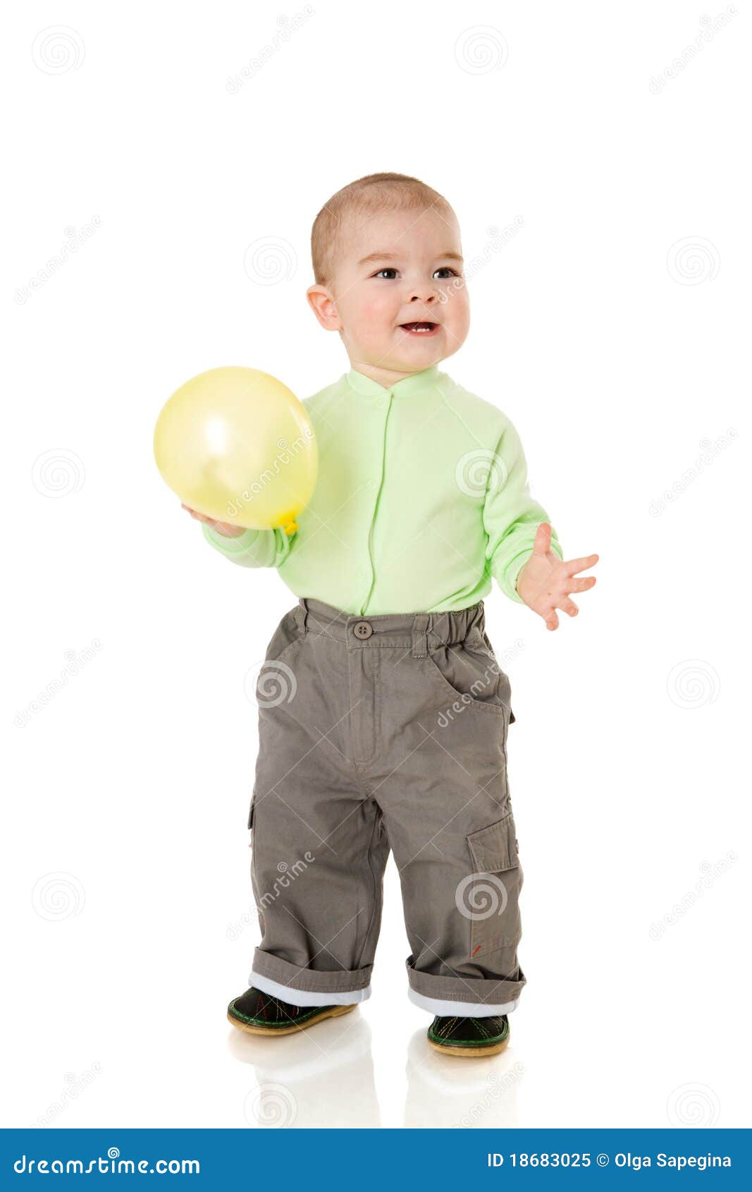 Boy Playing stock image. Image of full, interested, isolated - 18683025