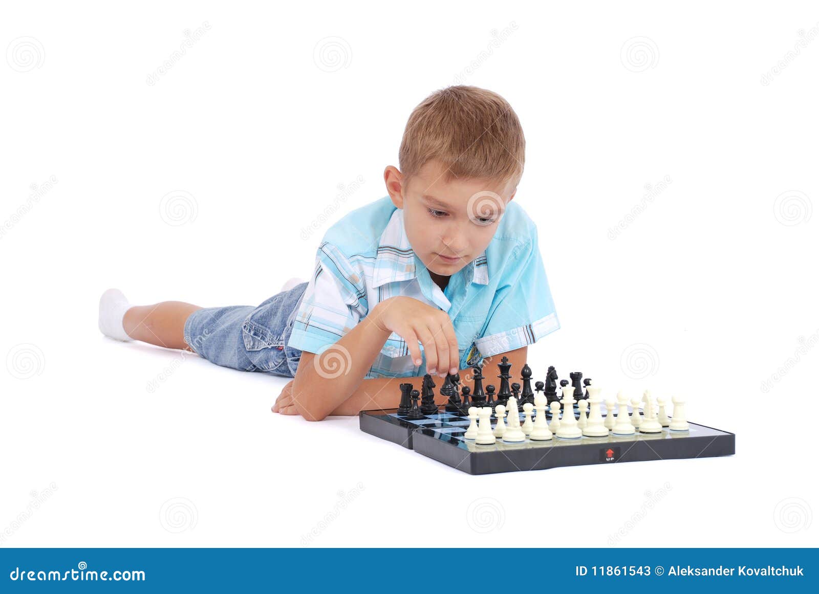 Boy Playing Chess stock image. Image of games, boys, person - 11861543
