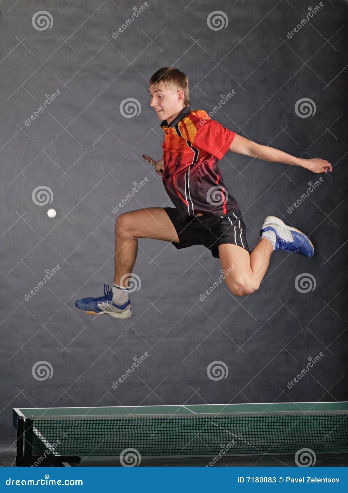 Boy playing ping pong stock image. Image of ball, pingpong - 7180083