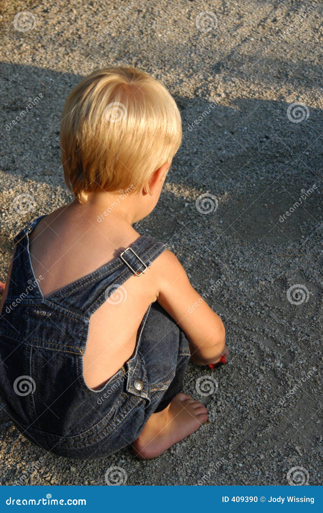 Boy Playing in the Rocks stock photo. Image of color, summer - 409390