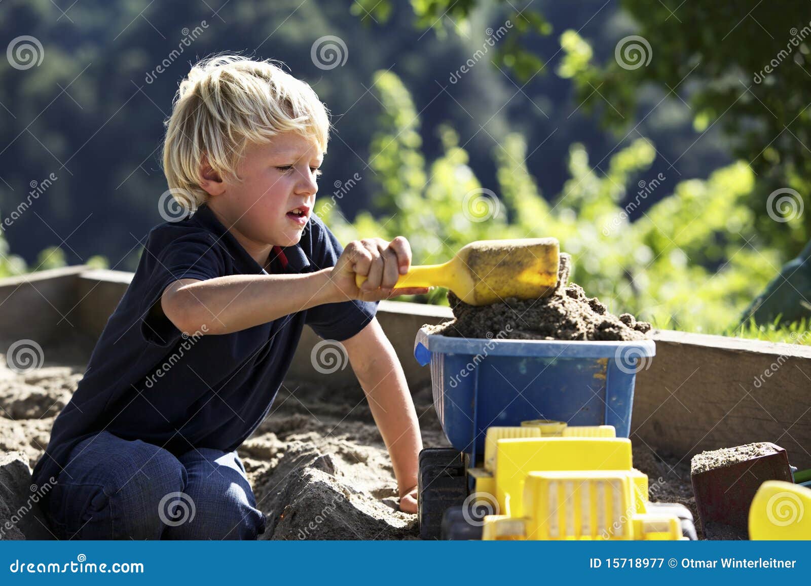 Kids Fighting In A Sandbox