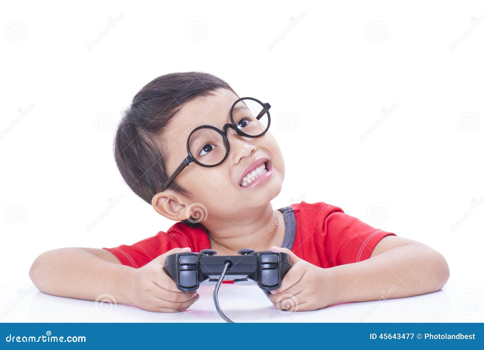 Boy playing video game stock image. Image of positivity - 45643477
