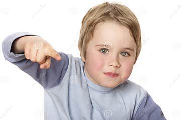 Boy Point stock image. Image of misbehave, laughter, imagination - 222951