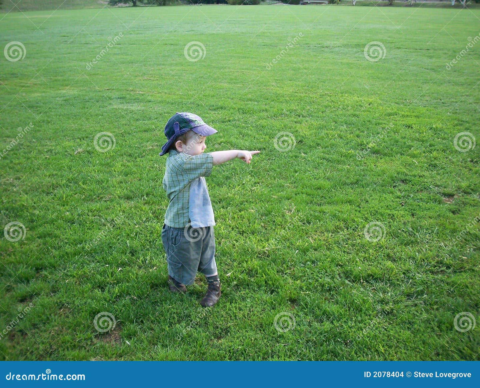 Boy Pointing stock photo. Image of play, finger, child - 2078404