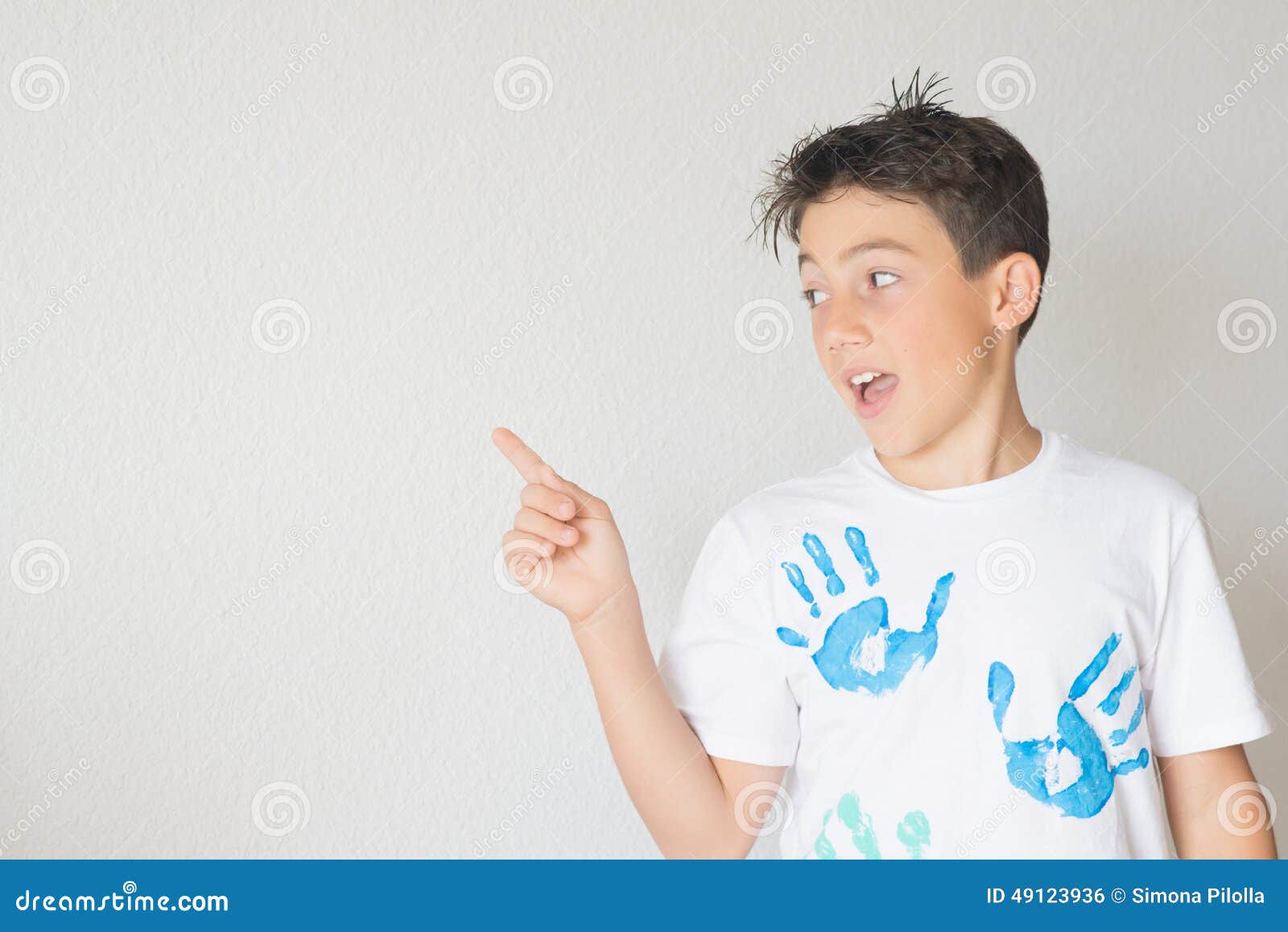 Boy pointing stock photo. Image of happy, boys, pointing - 49123936