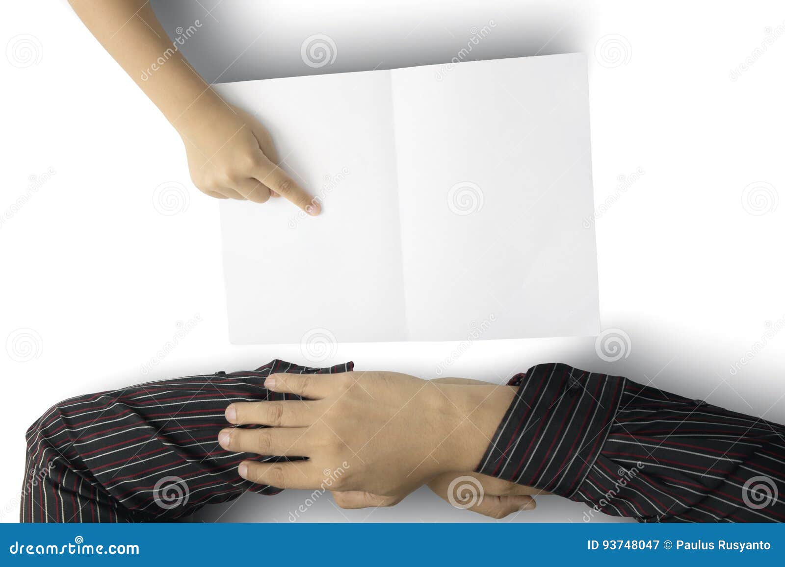 Boy is Pointing an Empty Greeting Card Stock Image - Image of paper ...
