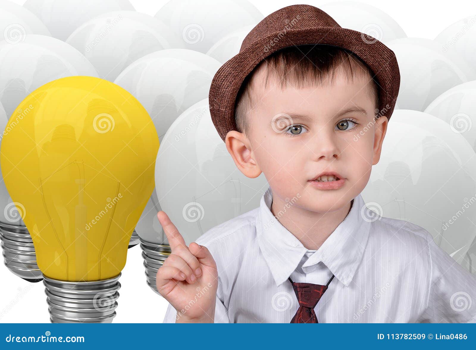 A Boy is Pointing at a Lamp Stock Image - Image of eyes, pretty: 113782509