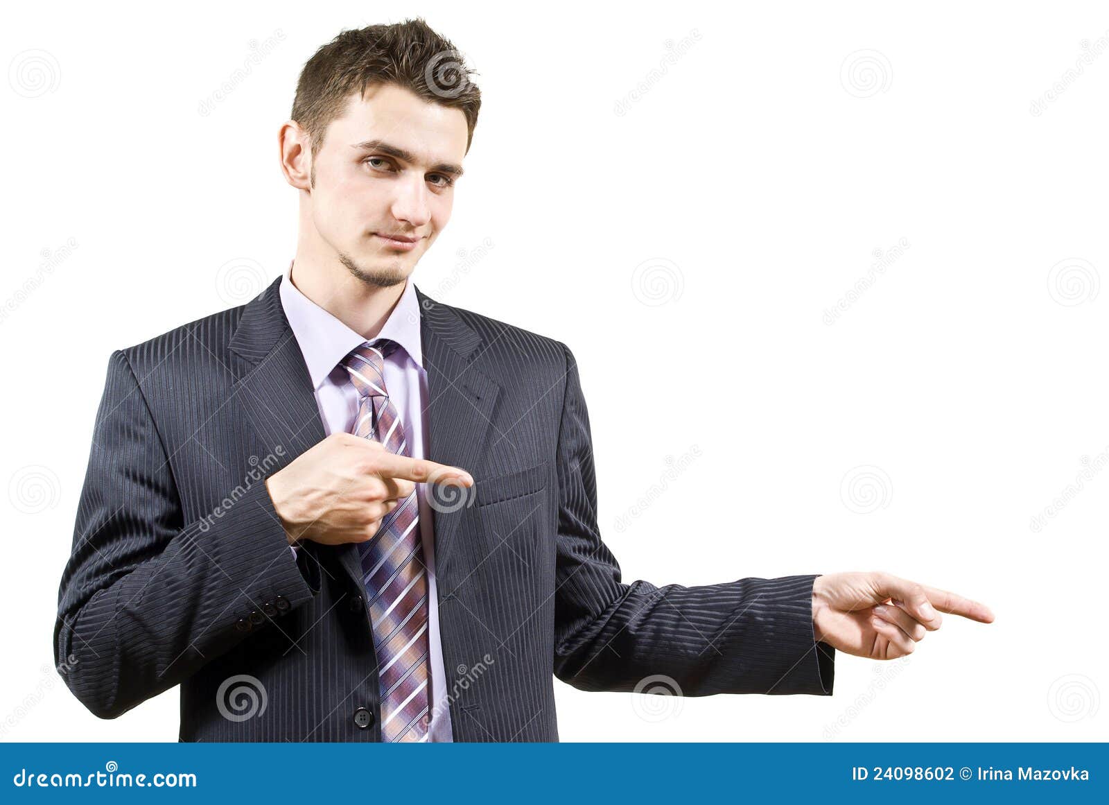 Boy points to his hands stock photo. Image of modern - 24098602