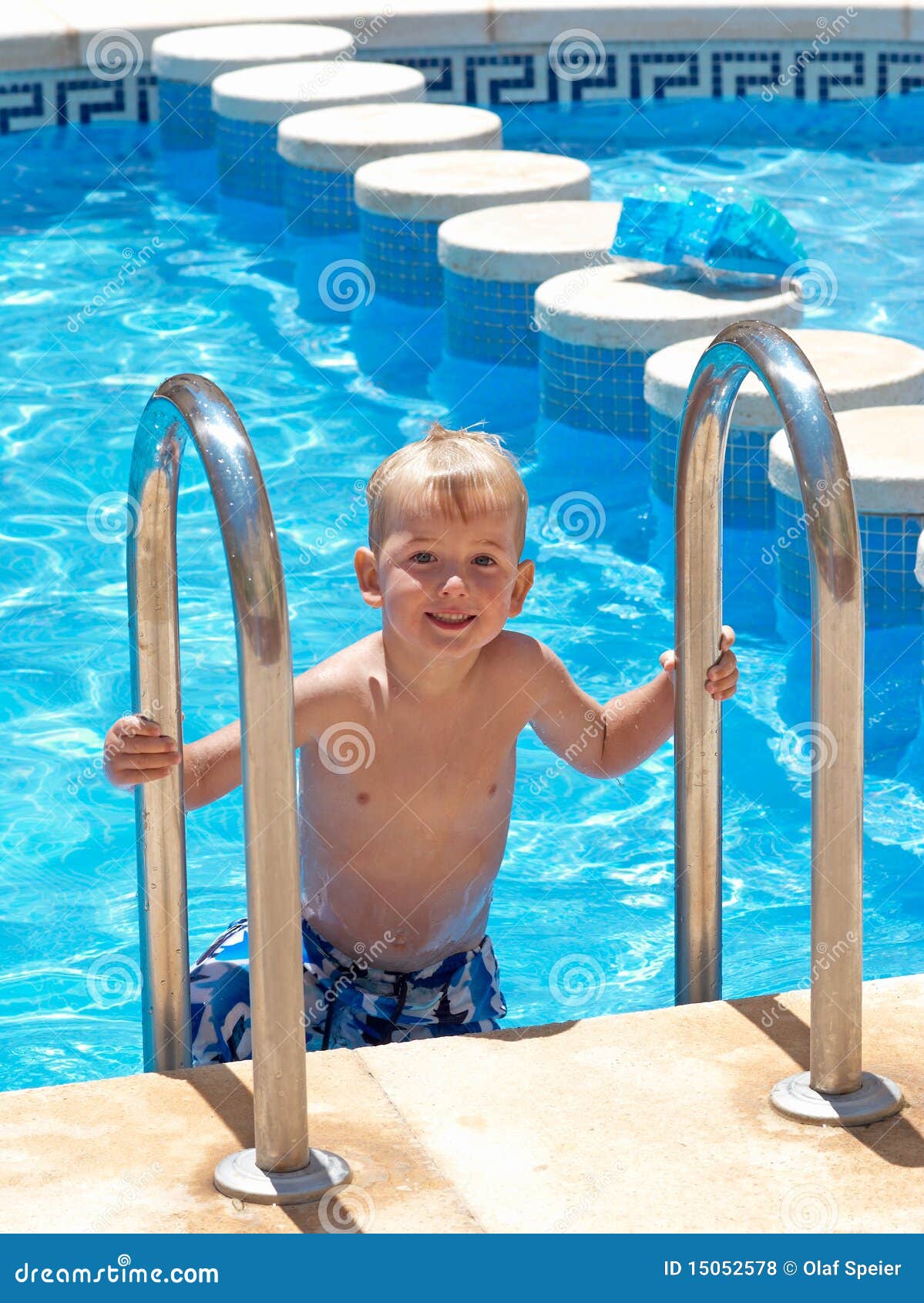 Boy at the pool stock photo. Image of summertime, sweet - 15052578