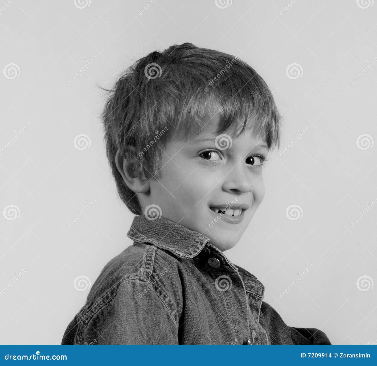 Boy portrait stock photo. Image of little, positive, innocence - 7209914