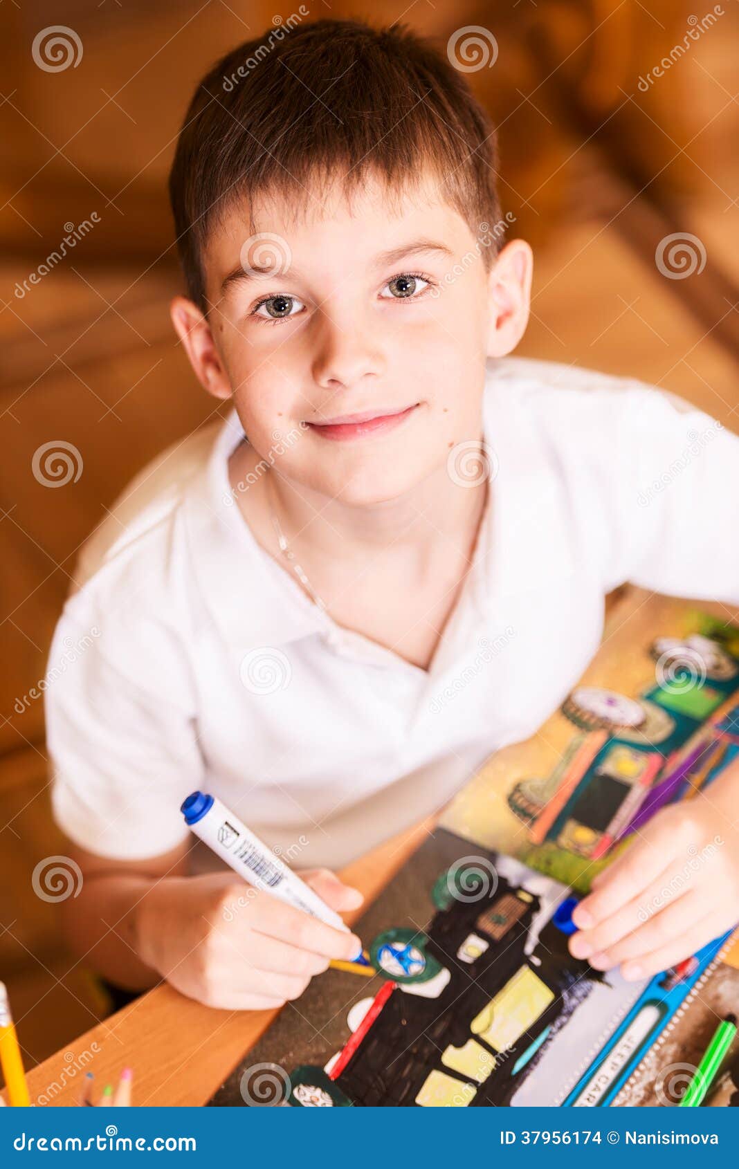 Boy portrait smiling stock photo. Image of education - 37956174