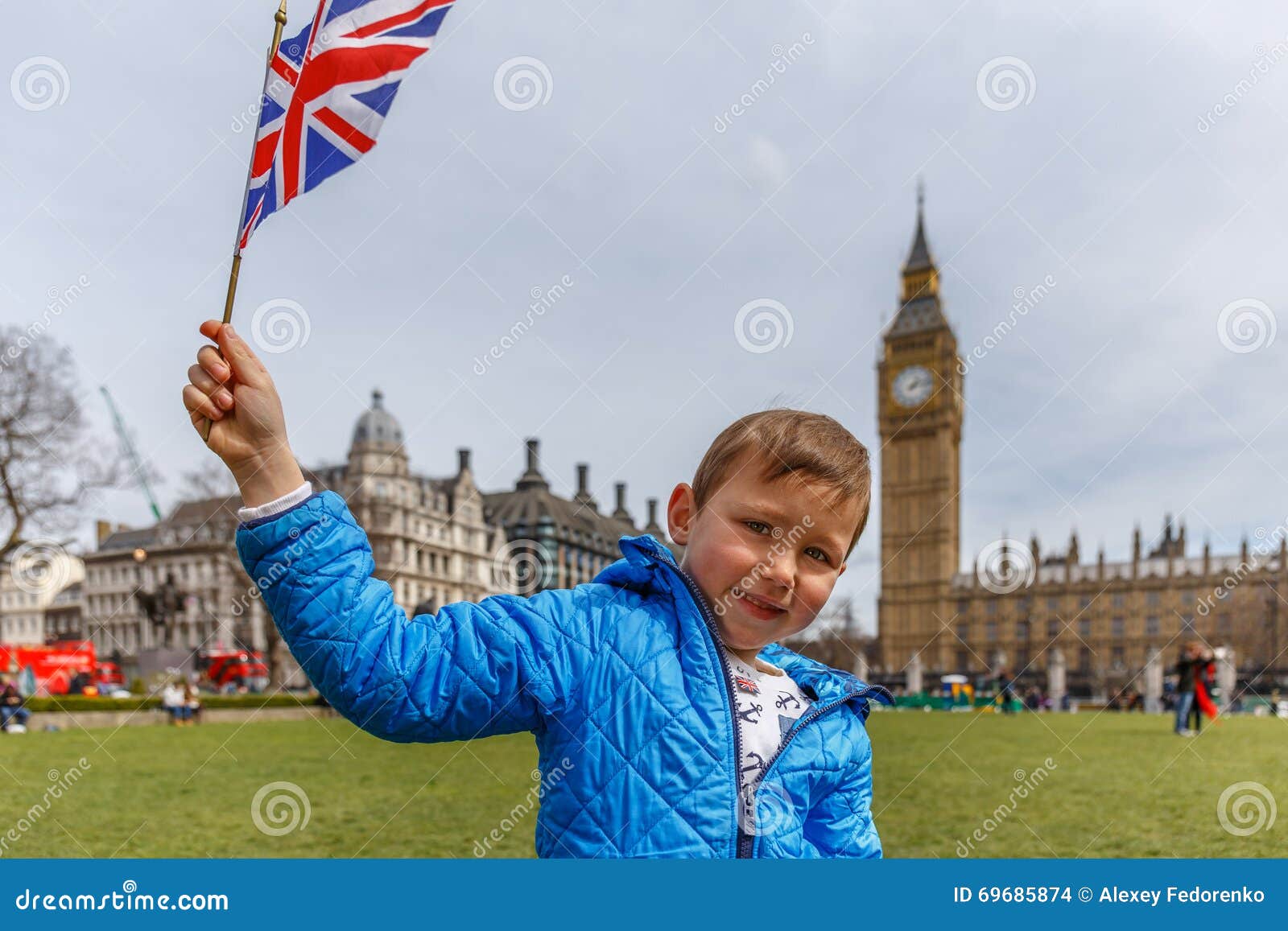 Boy Portrait in Westminster, Big Ben Stock Photo - Image of spring ...