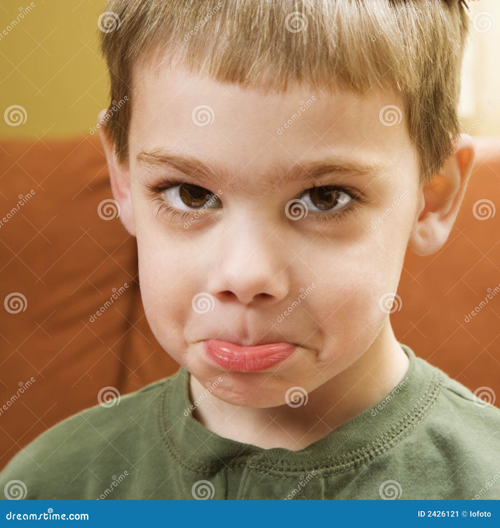 Boy pouting. stock image. Image of contact, square, caucasian - 2426121