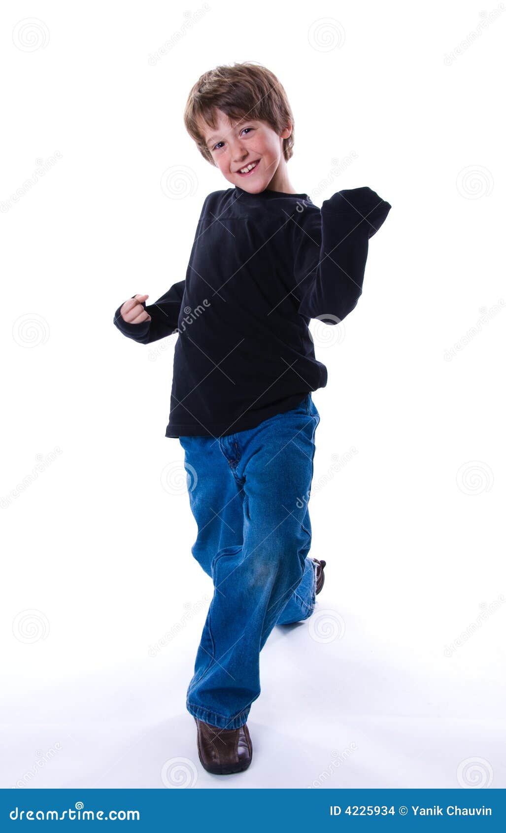 Boy power stock photo. Image of positive, isolated, child - 4225934