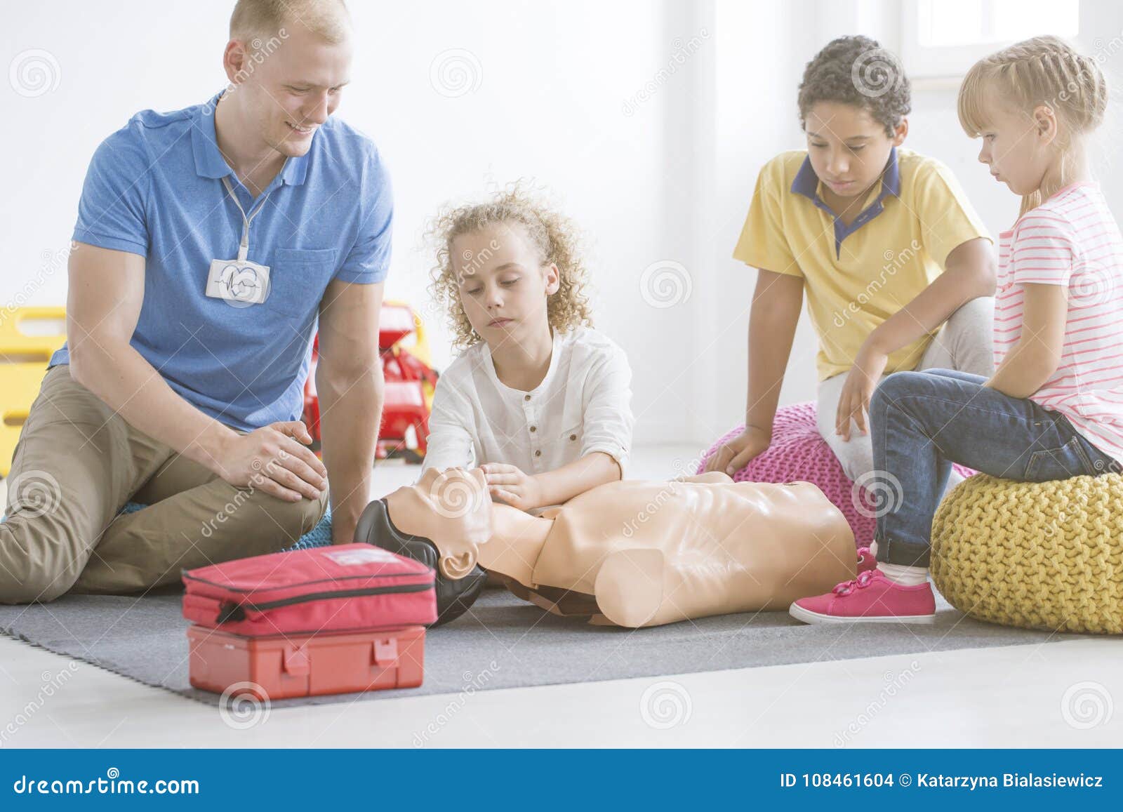 Reanimation Defibrillator Revive Hand Tool Room Blue Gloves ...