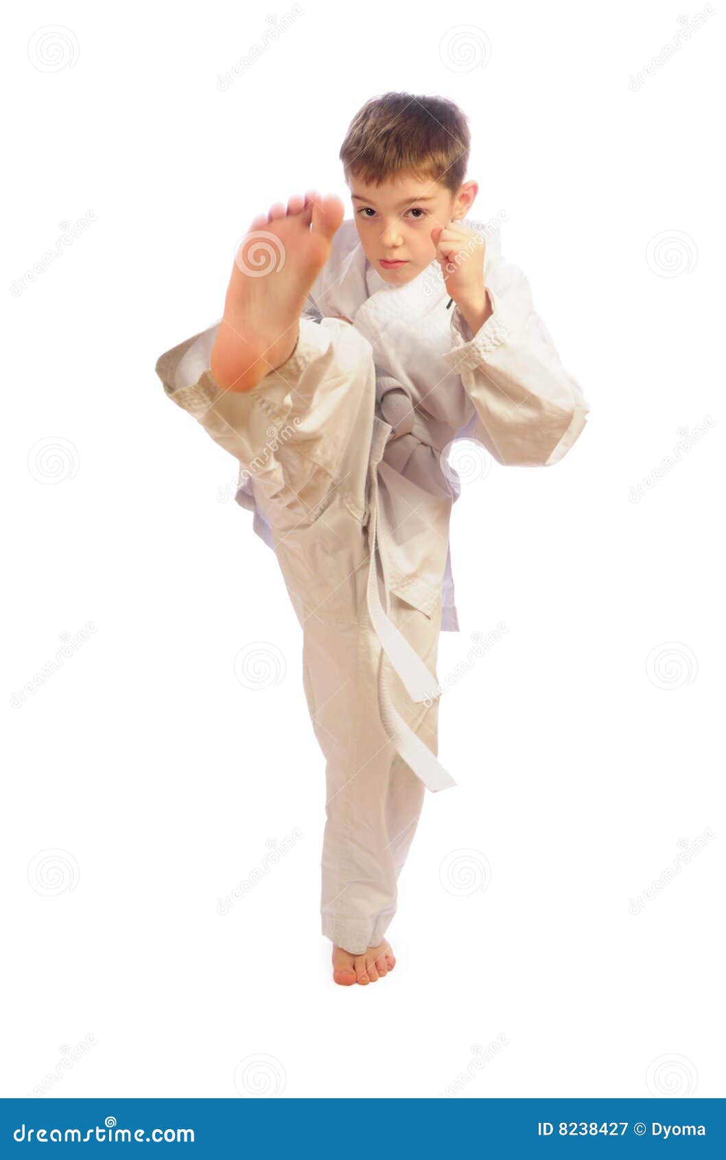 Boy Practicing Self Defense Stock Image - Image of fight, people: 8238427