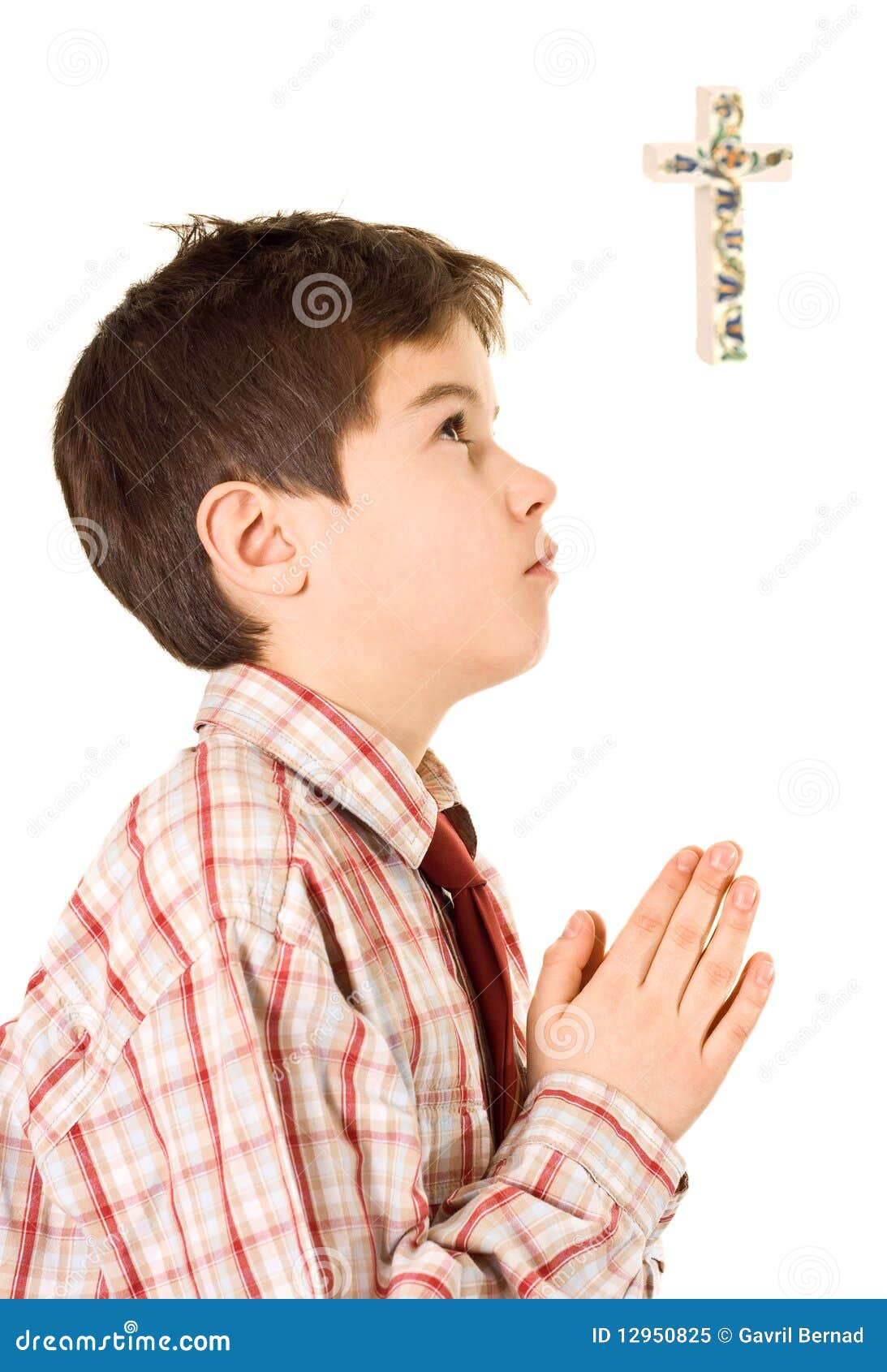 Boy praying stock image. Image of spirituality, church - 12950825