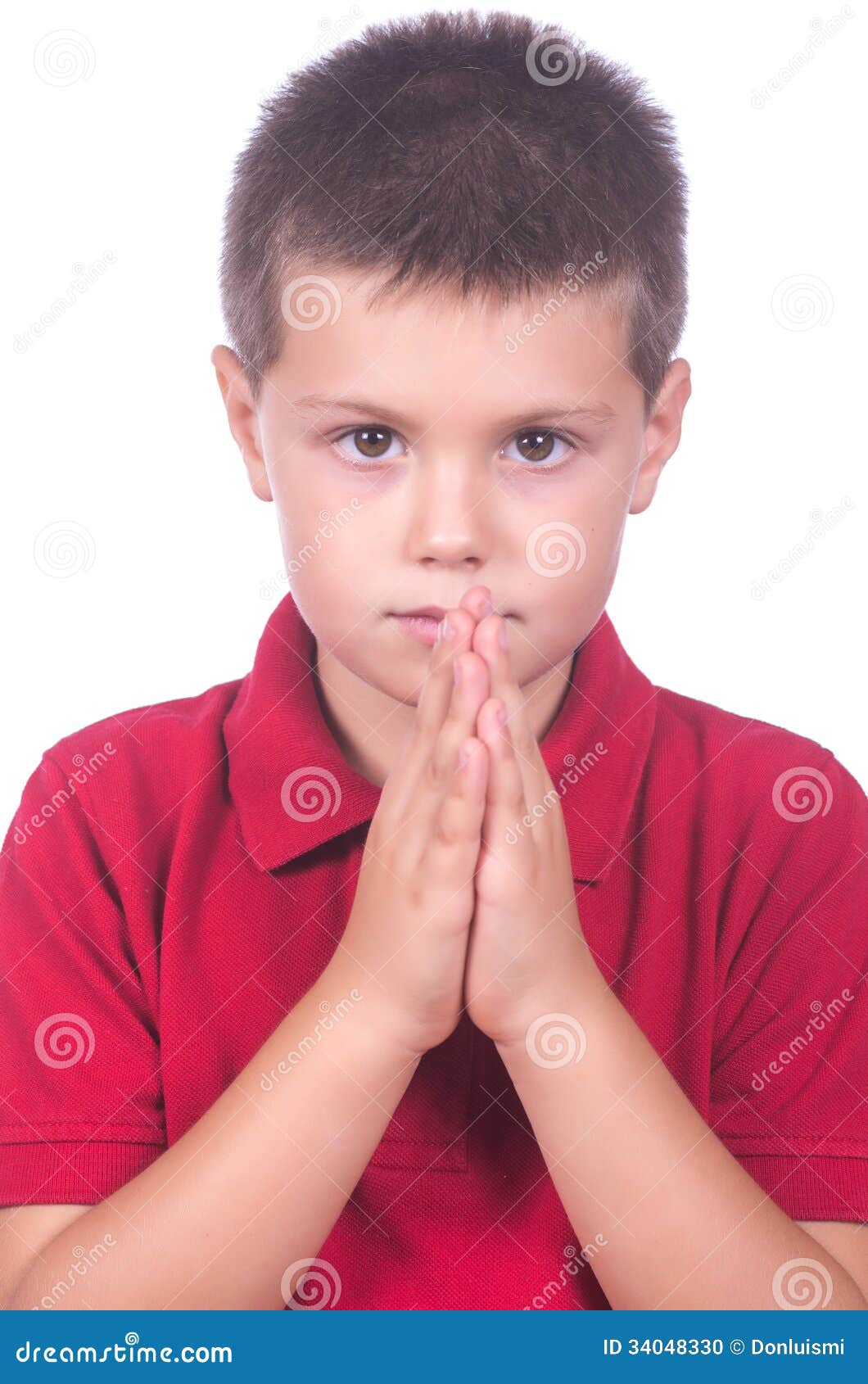 Boy praying 4 stock photo. Image of children, christian - 34048330