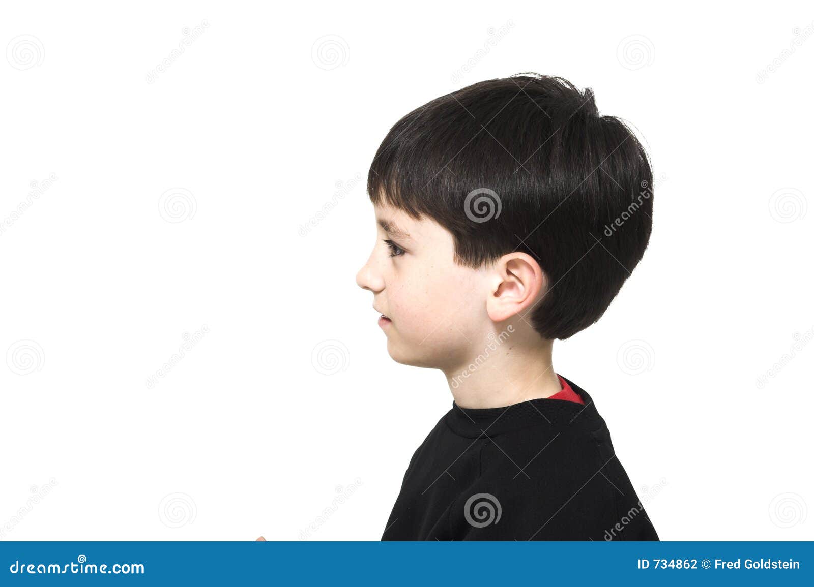 Boy profile stock photo. Image of hair, teen, beauty, smiley - 734862