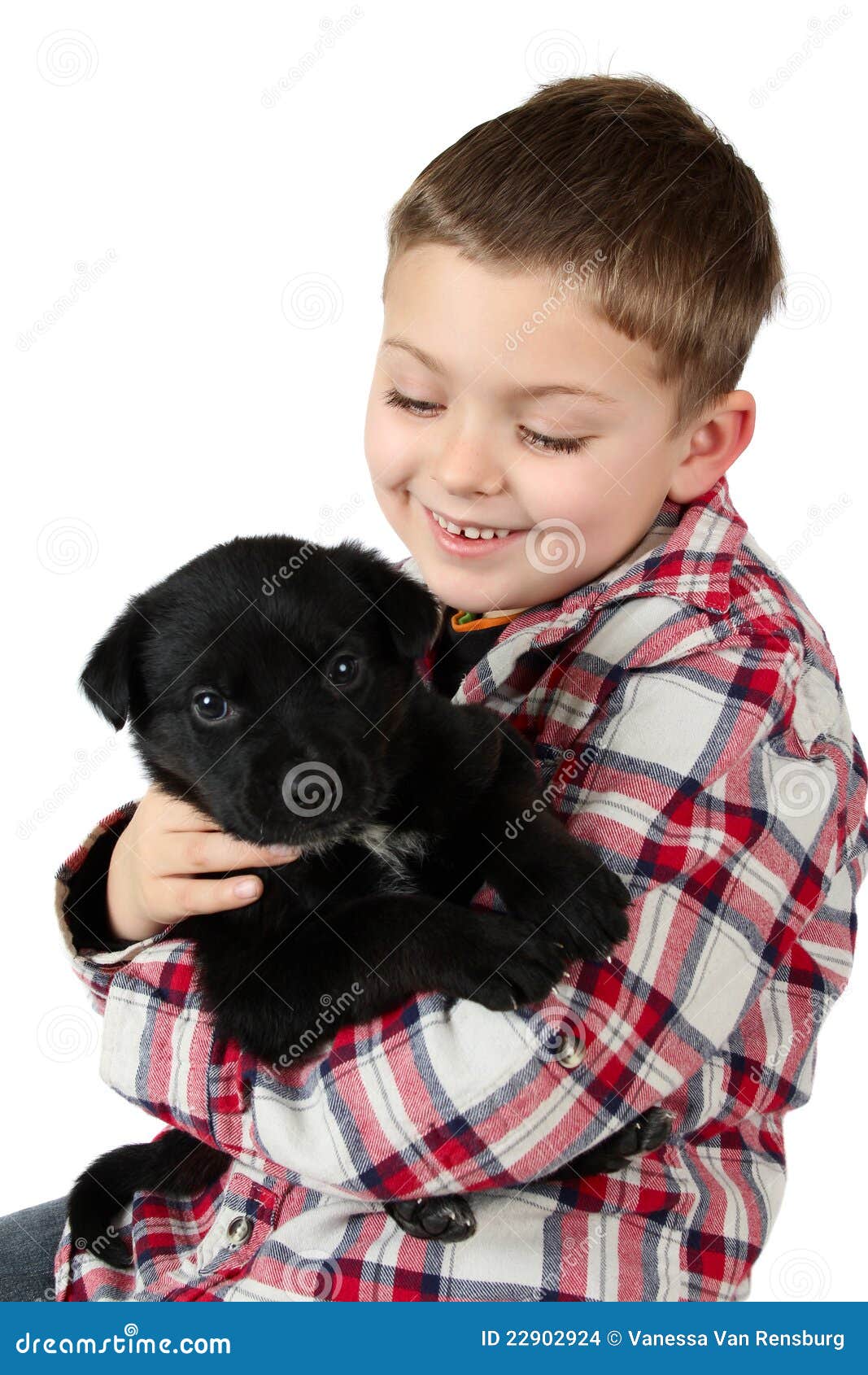 Boy and puppy stock photo. Image of beautiful, concept - 22902924