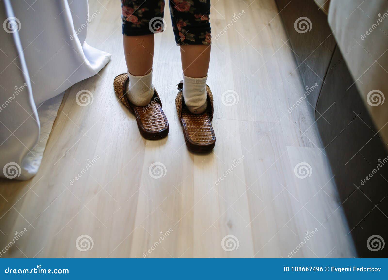Father`s house slippers stock photo. Image of floor - 108667496