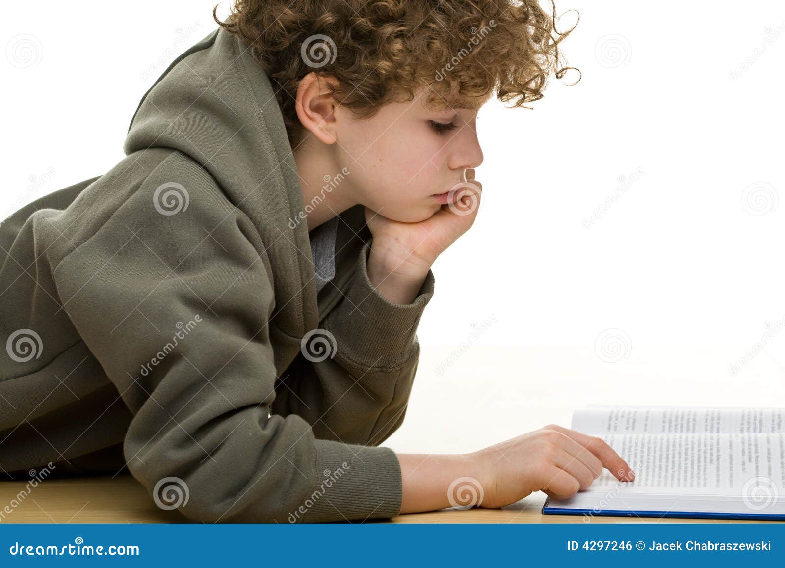 Boy reading stock photo. Image of isolated, schoolboy - 4297246