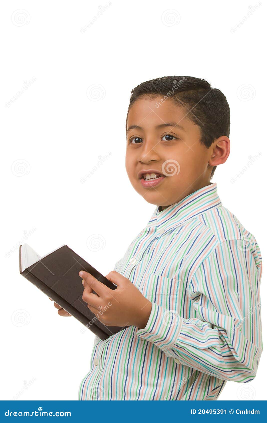 Boy Reading Book stock image. Image of hispanic, education - 20495391