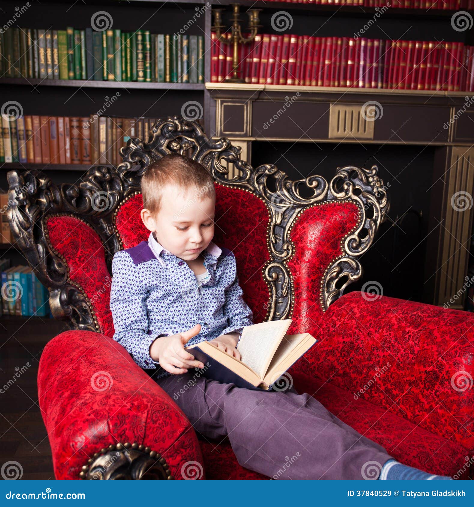 Boy reading book stock image. Image of child, children - 37840529