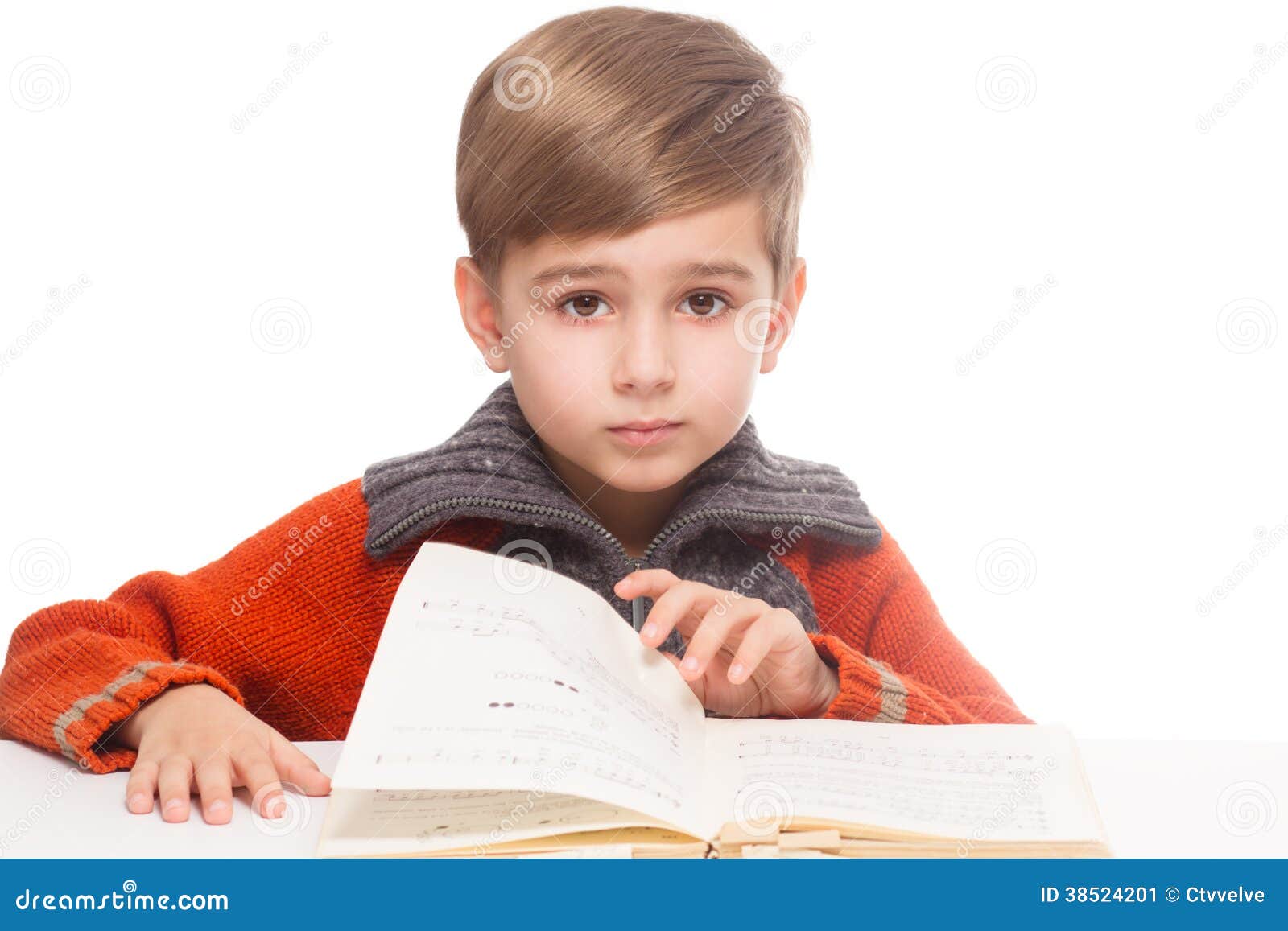 Boy reading stock image. Image of read, reading, homework - 38524201