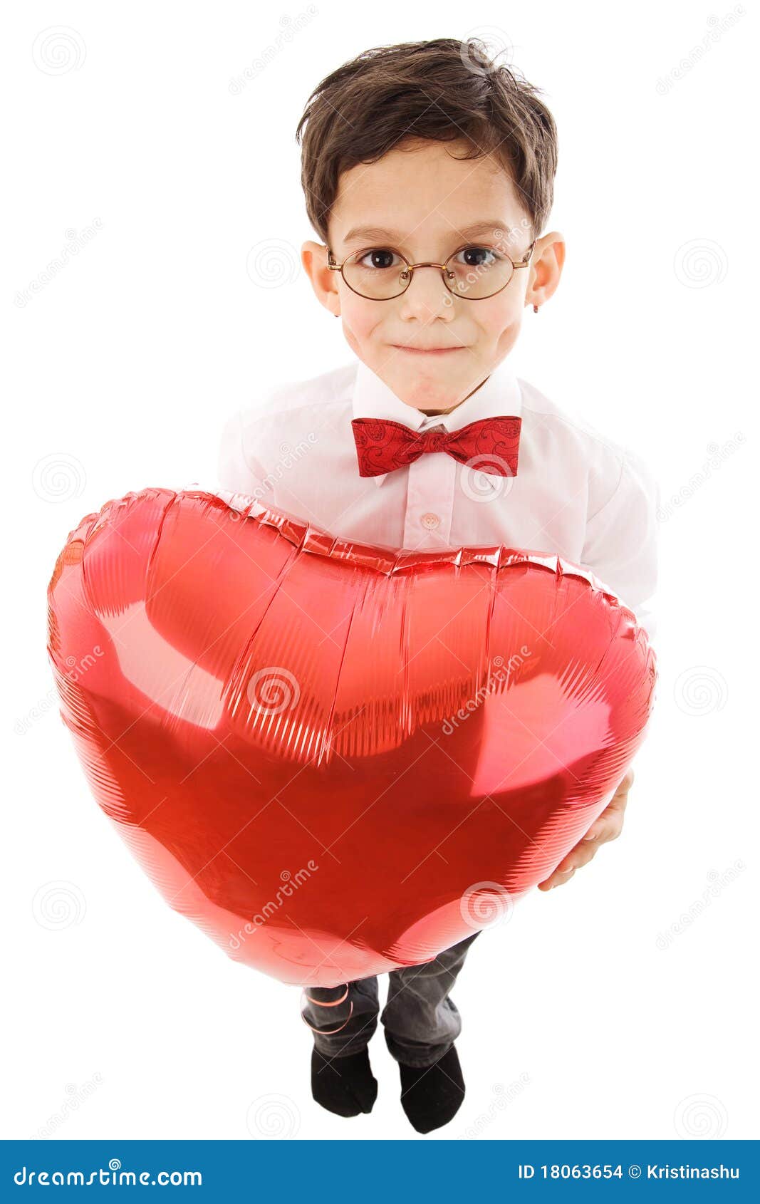 Boy with red balloon stock photo. Image of hand, child - 18063654