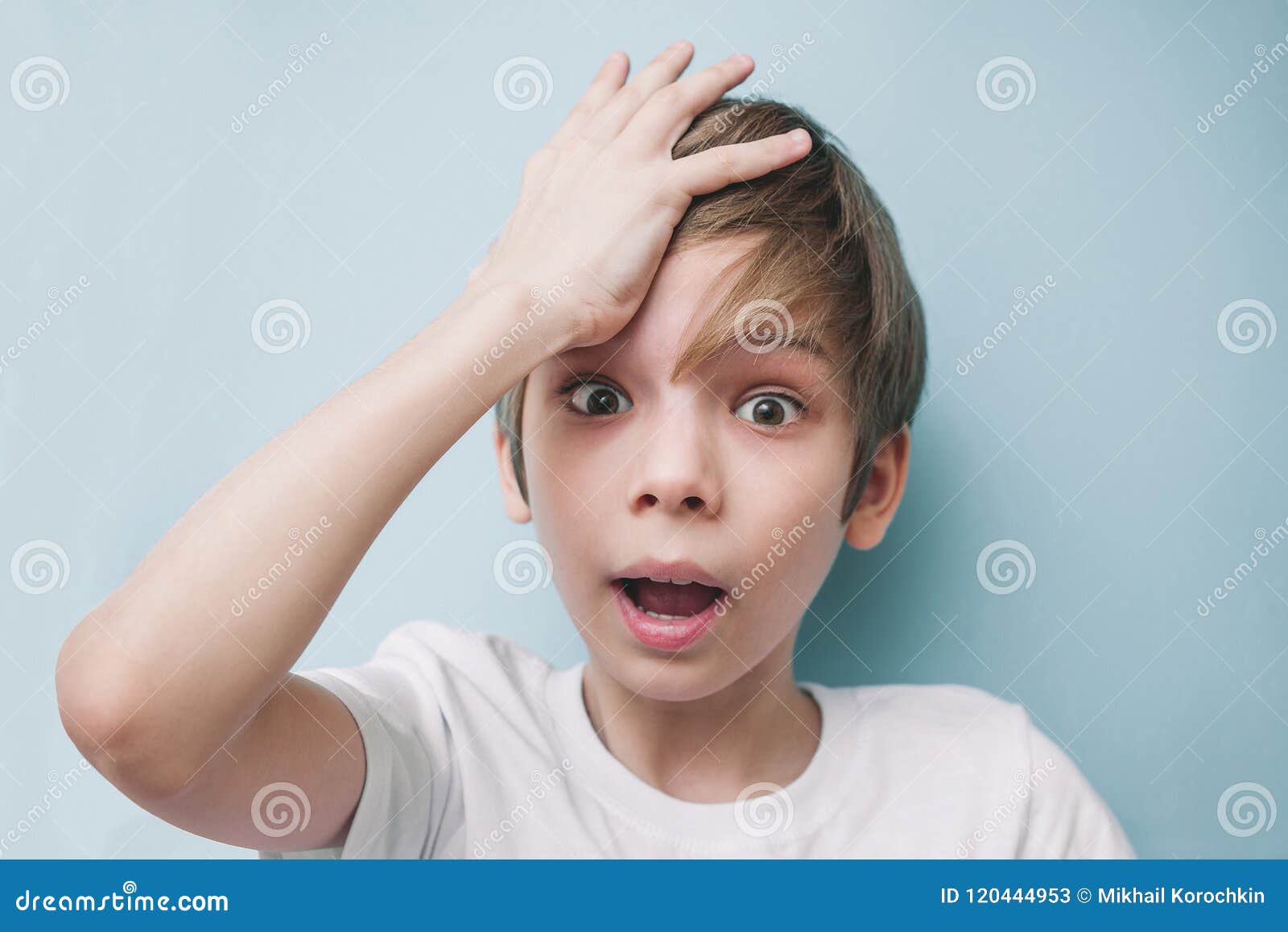 Boy remembered something stock image. Image of remember - 120444953