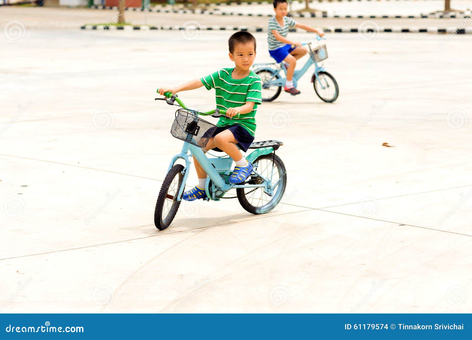 Boy ride bicycle stock photo. Image of asia, concrete - 61179574