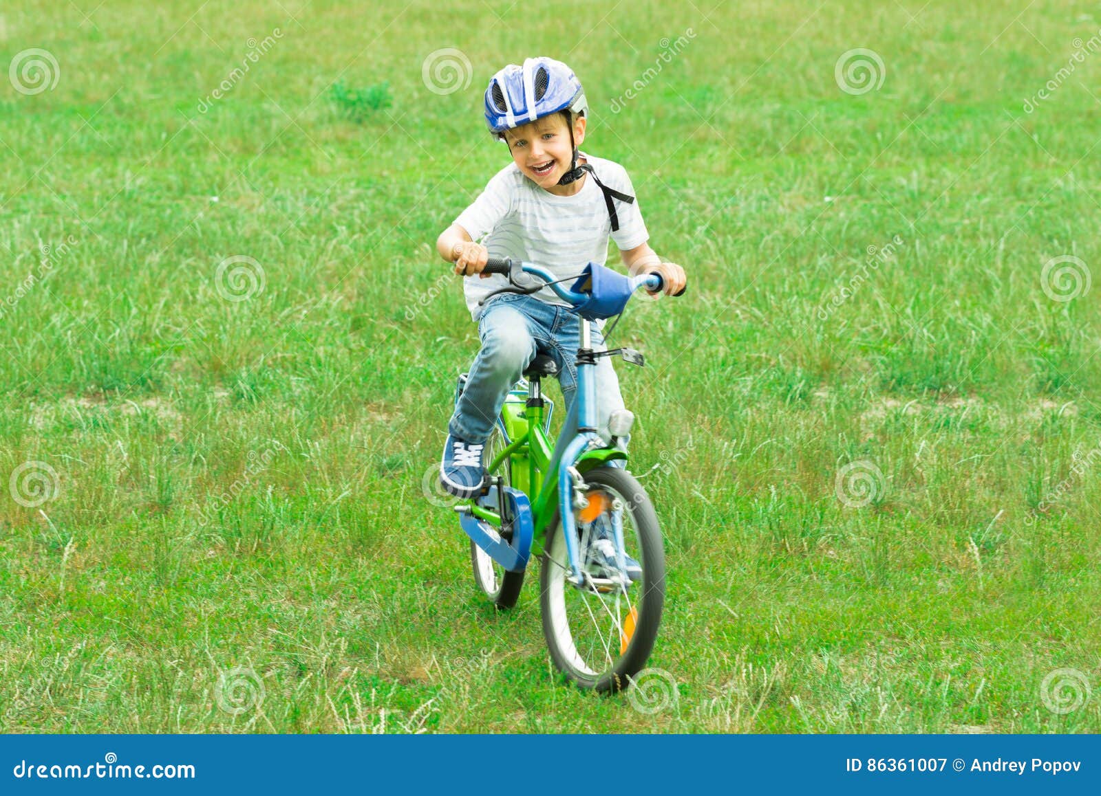 Boy Riding Bicycle stock image. Image of lifestyle, biking - 86361007