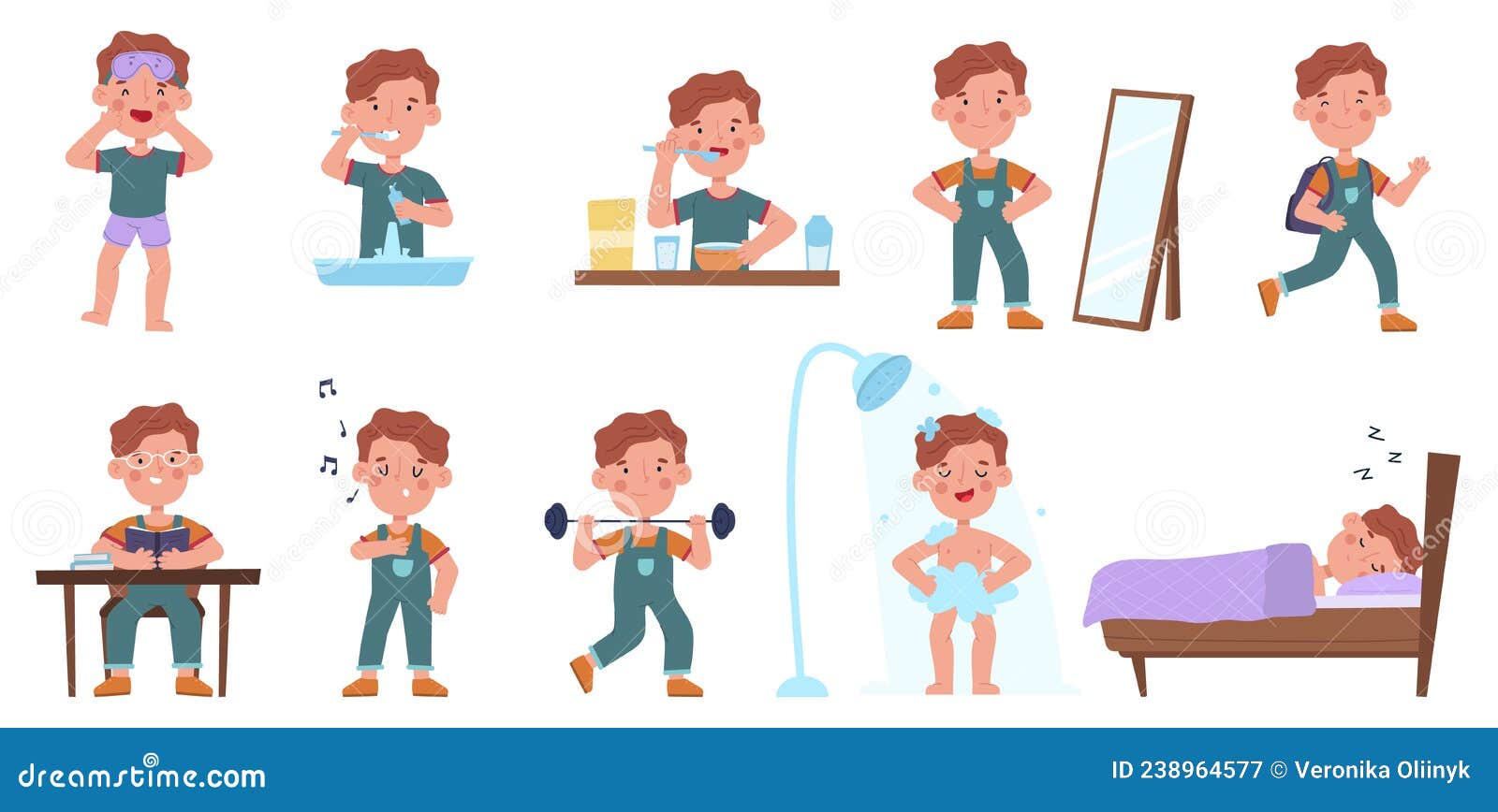 Boy daily Routine Activities, Little Guy Sleep and Wake Schedule ...