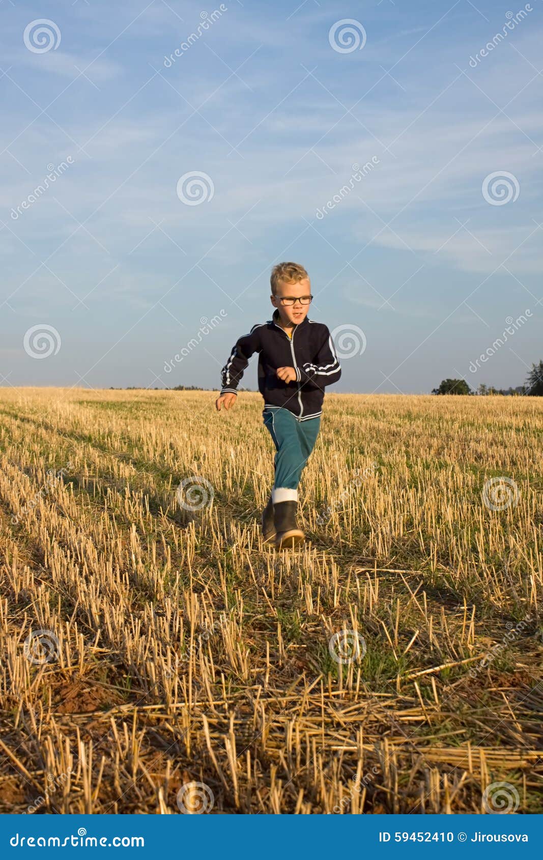 Boy is runing stock photo. Image of hasfield, move, funny - 59452410