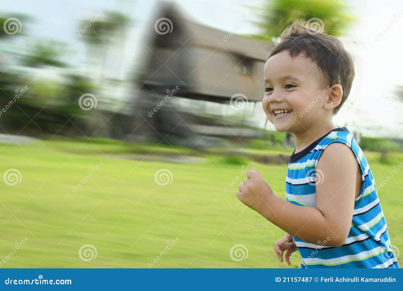 Boy running stock image. Image of fast, caucasian, laugh - 21157487