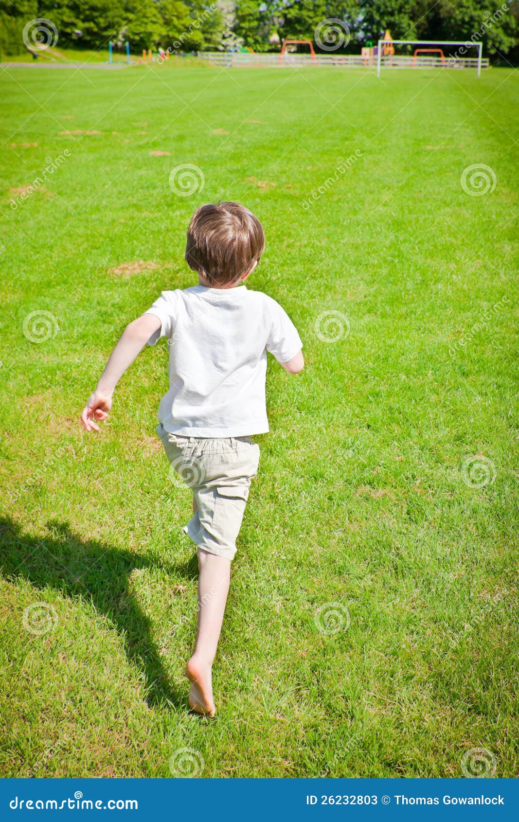 Boy running stock image. Image of play, school, field - 26232803