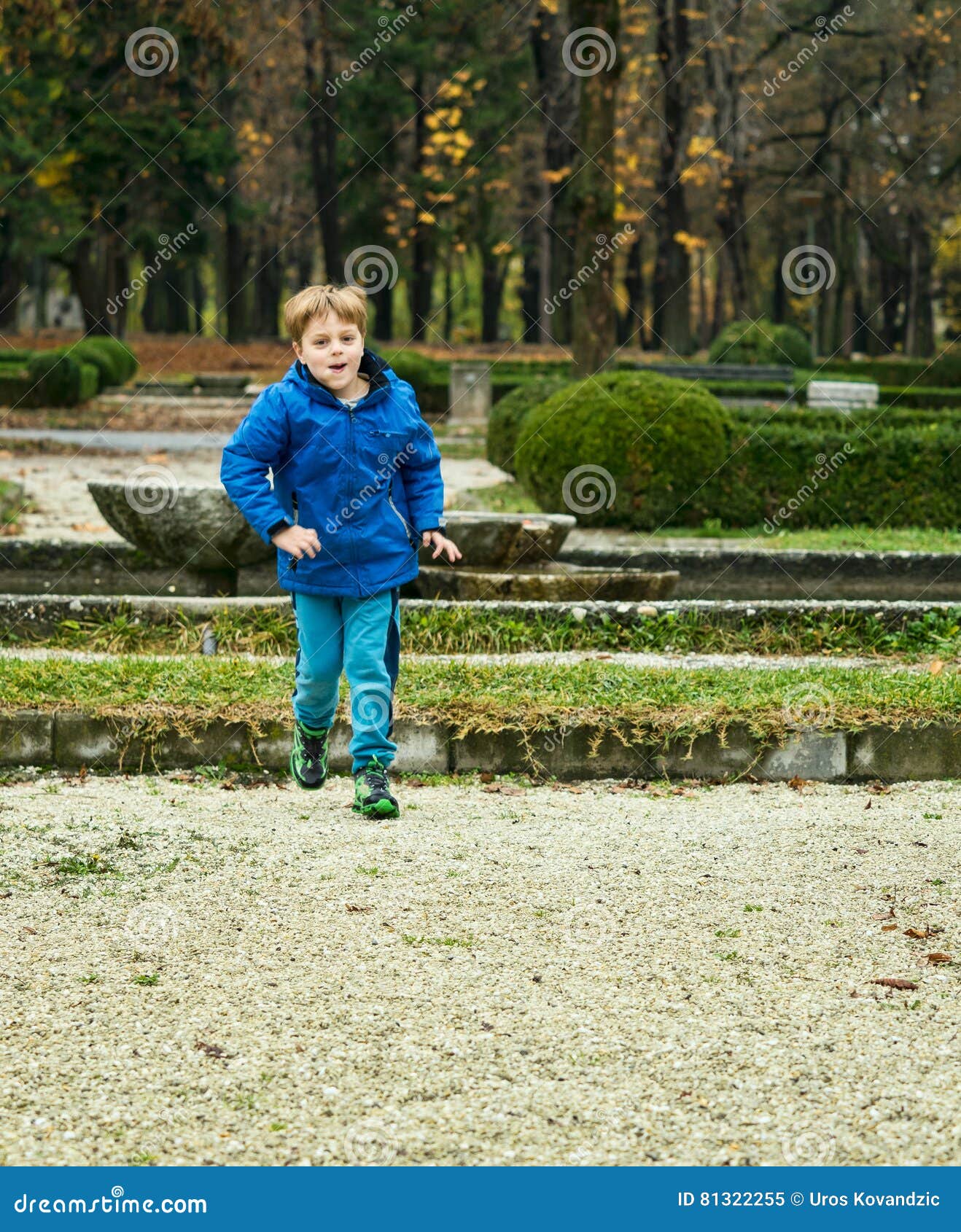Boy running stock image. Image of outside, speed, healthy - 81322255