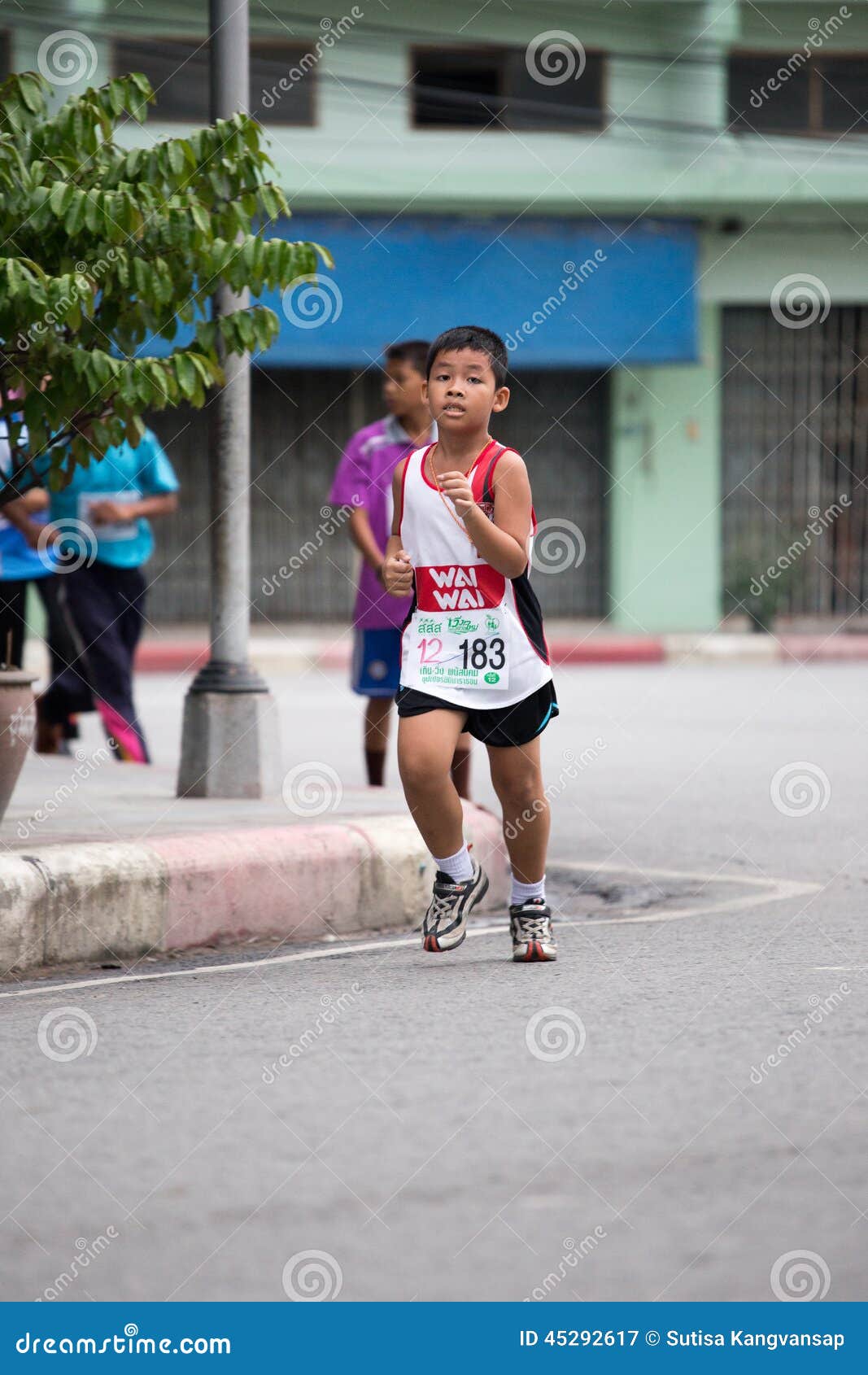 Boy is Running in Mini Marathon Editorial Photography - Image of mini ...