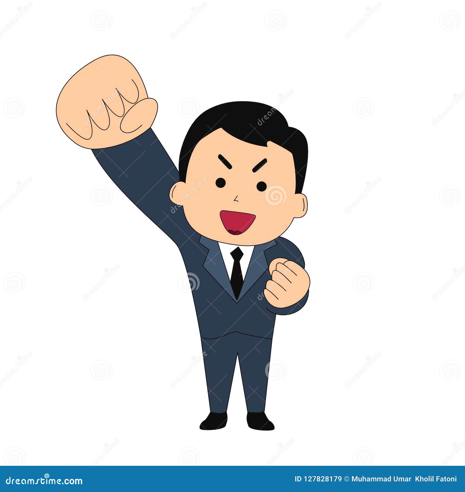 Enthusiasm at work stock vector. Illustration of childrens - 127828179