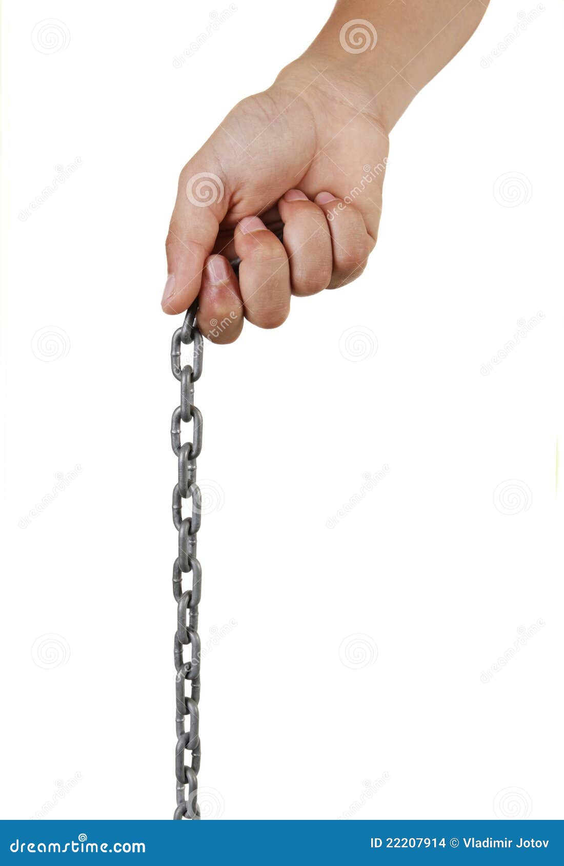 Boy's hand holding a chain stock photo. Image of hand - 22207914