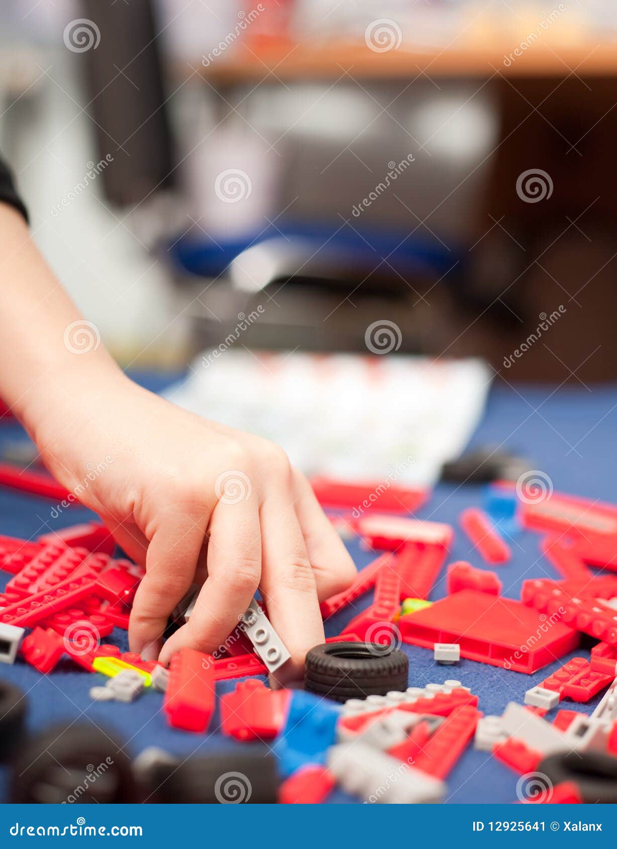 Boy S Hand Picking Plastic Toys Stock Image - Image of intelligent ...