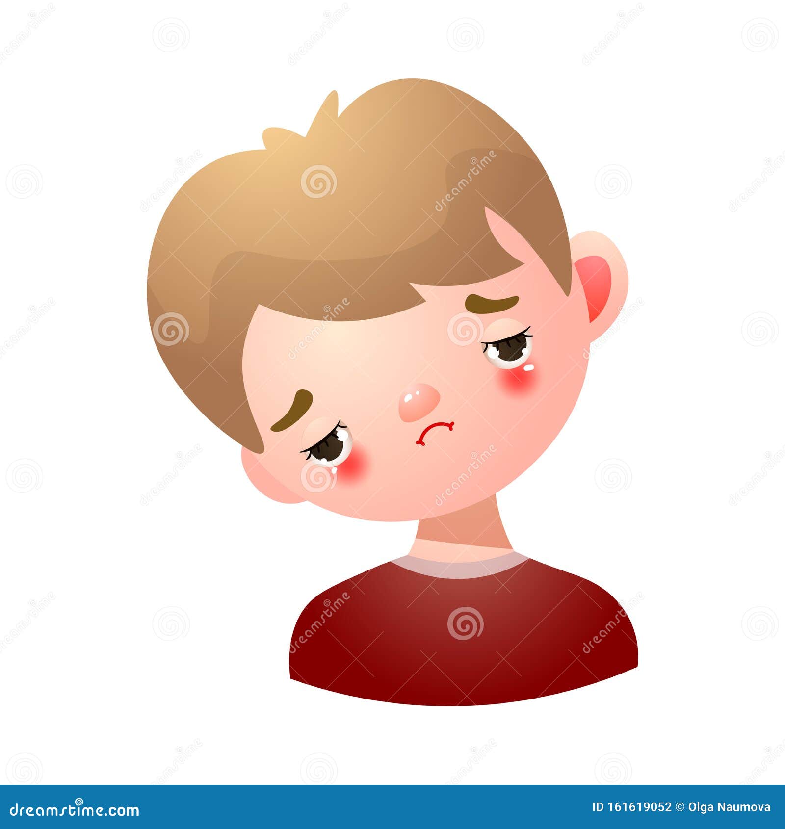 Disappointed Face - Cute Cartoon Kid Vector Royalty-Free Stock ... Disappointed Face - Cute Cartoon Kid Vector Royalty-Free Stock ...