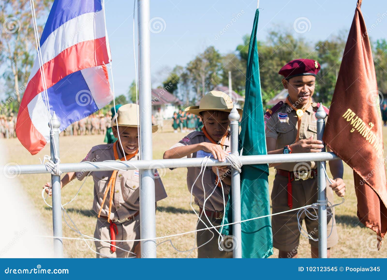 Boy Scout Camp in Sisaket,THAILAND 2017 Editorial Image - Image of ...