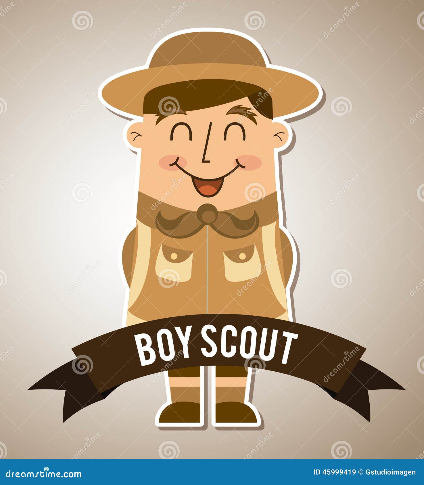 Boy scout design stock vector. Illustration of nature - 45999419