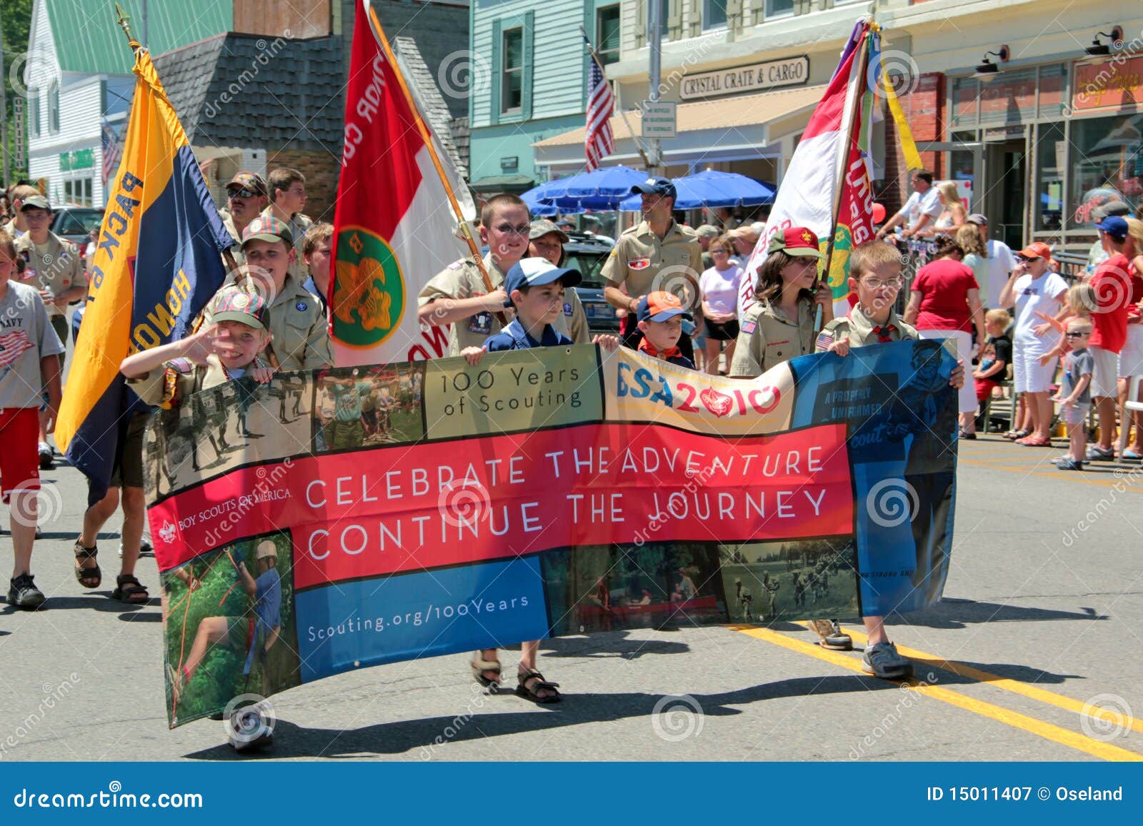 Boy Scout Flag Parage