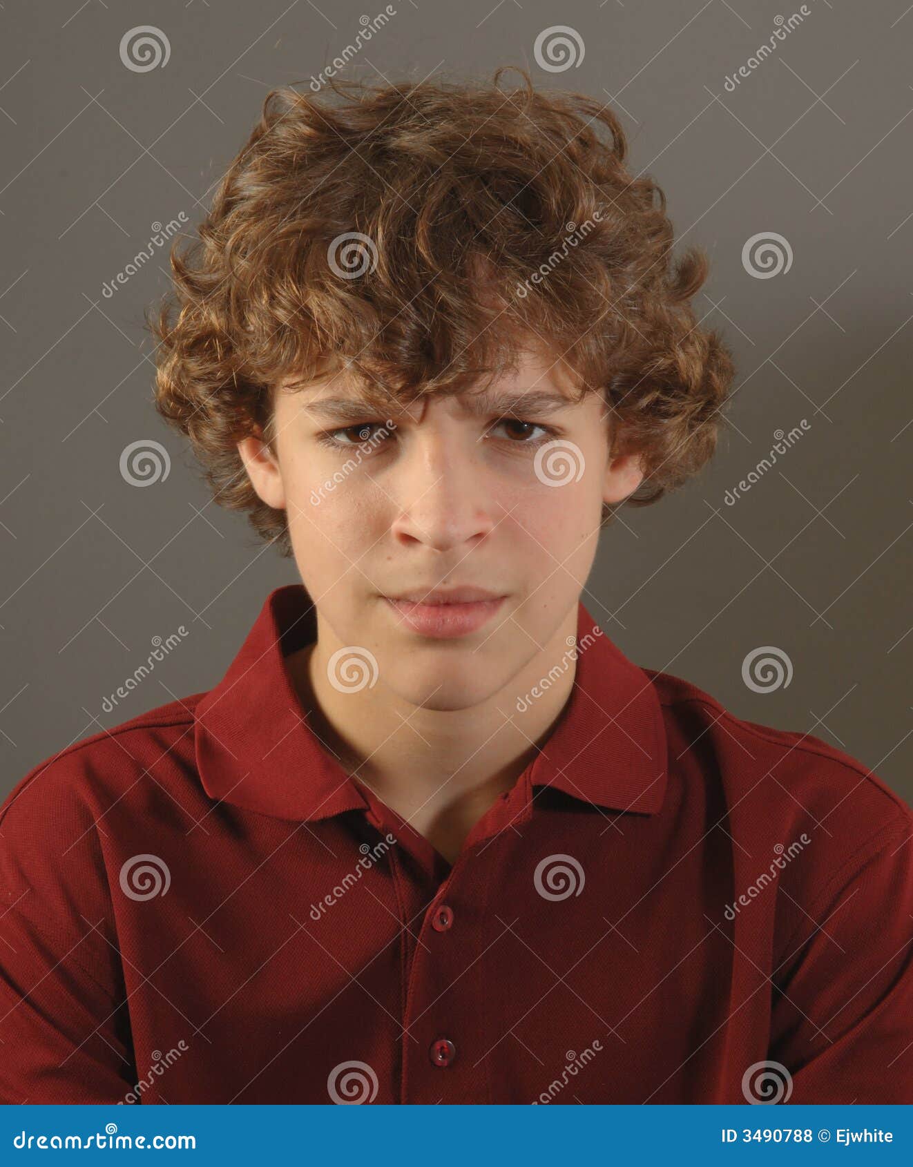 Boy scowling stock photo. Image of closeup, tween, unhappy - 3490788