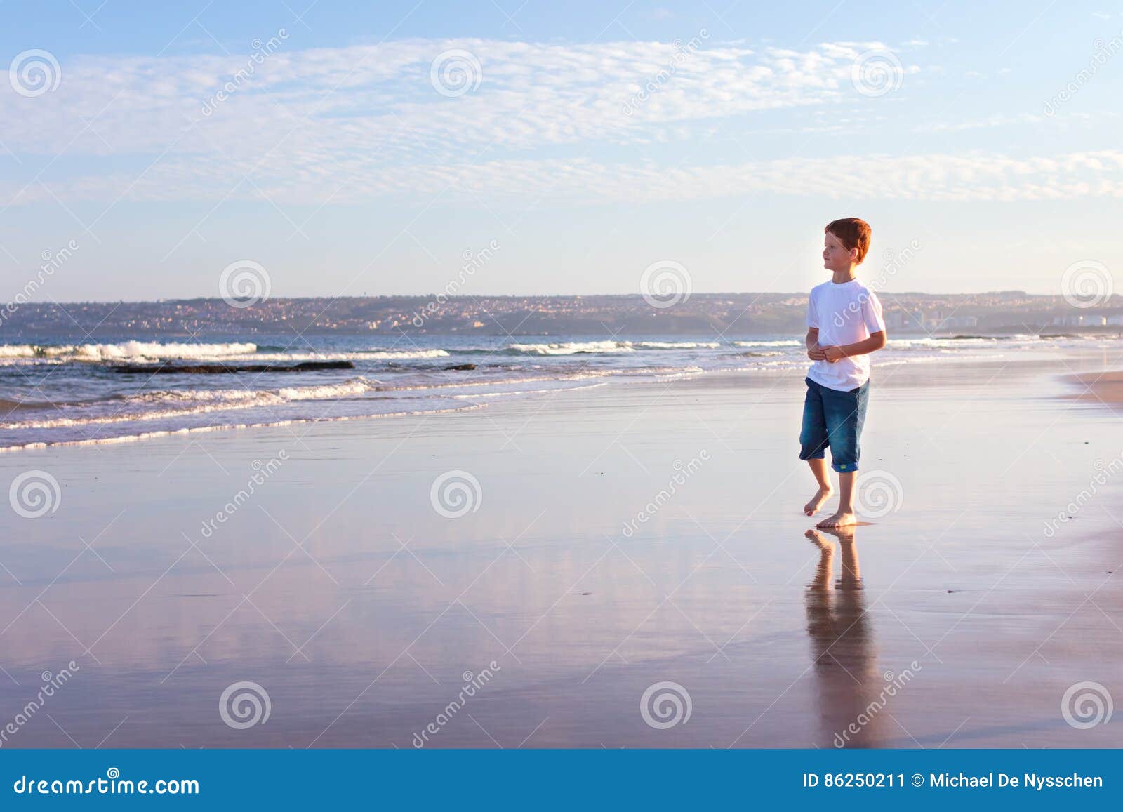 Boy seaside ocean waves stock image. Image of water, marine - 86250211